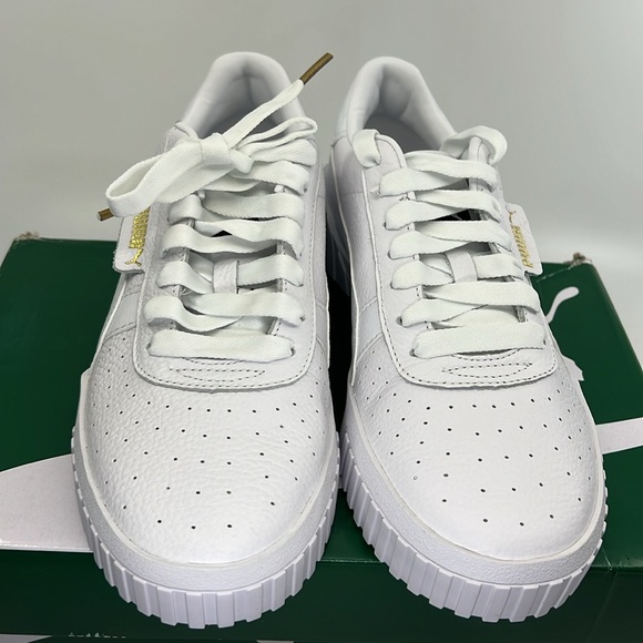 Puma | Shoes | Free People X Puma Collab Cali Court White Leather Low ...